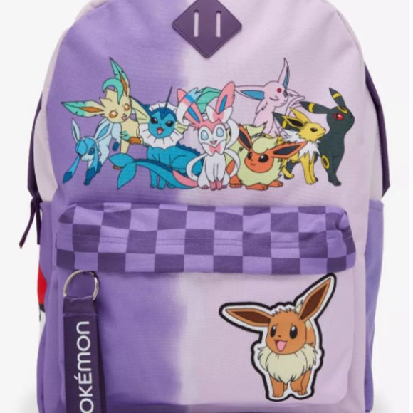 Hot Topic | Bags | Pokemon Eeveelutions Wash Backpack Nwt | Poshmark